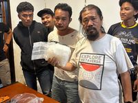Tampang 2 Kurir Sabu 1 Kg Dikepung Polisi di Jembatan Jeneponto