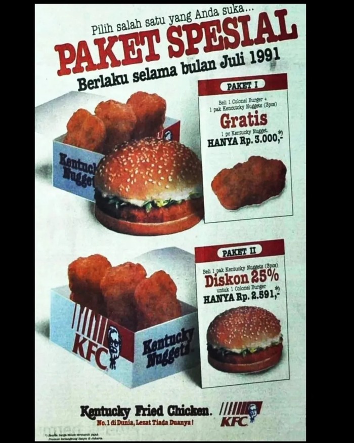 Nostalgia Iklan Resto Jadul Tahun 80-an di Indonesia, Promo AYCE Rp7 Ribu!