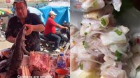 Bikin Bergidik! Di Amazon Ada 'Sashimi' Daging Buaya Segar