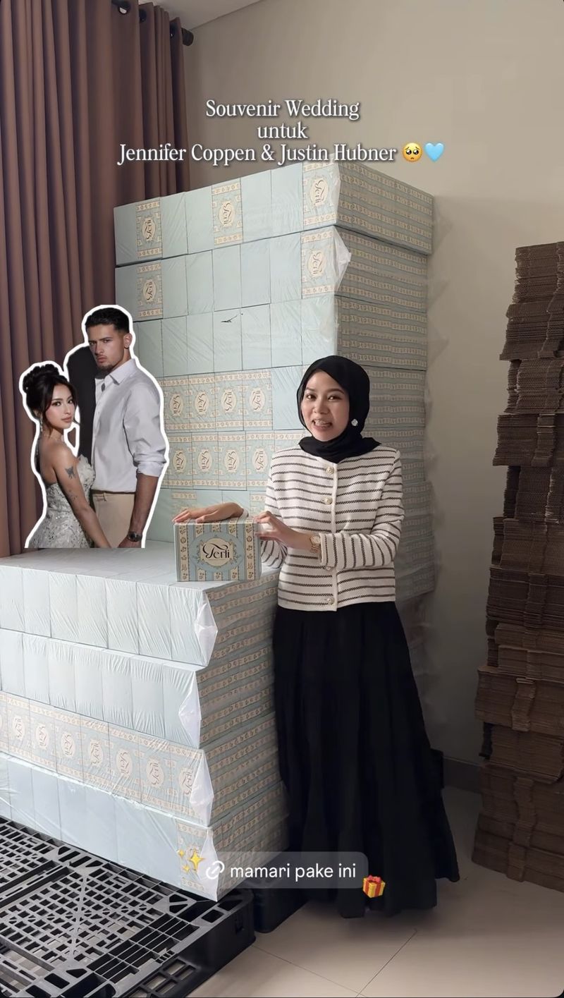 Isi Souvenir Pernikahan Jennifer Coppen, Makeup-Sarung Bantal Anti Jerawat