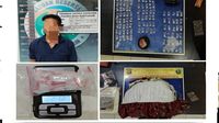 Polres Muba Tangkap Bandar Narkoba di Banyuasin, 100 Paket Sabu Disita