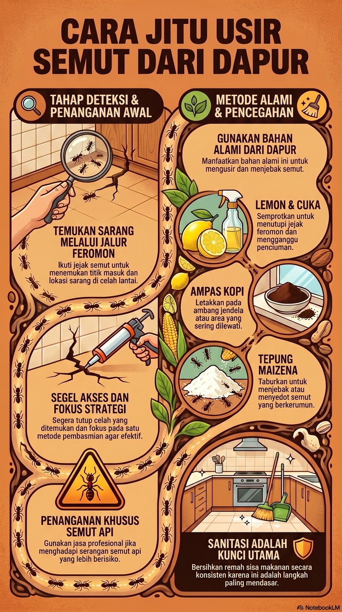 Infografis: Dapur Diserang Semut? Begini Cara Jitu Basmi Biar Nggak ...