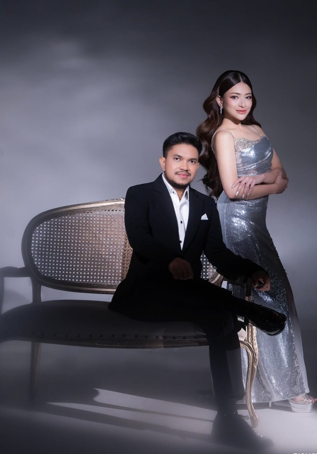 8 Foto Prewedding Nathalie Holscher & Aripat, Glamor Berbalut Gaun Silver