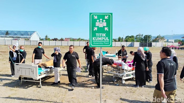 Simulasi Tanggap Bencana di RSUD dr Darsono Pacitan