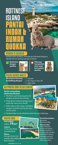 Rottnest Island, Rumah Quokka, Punya Pantai dan Mercusuar Ikonik di ...
