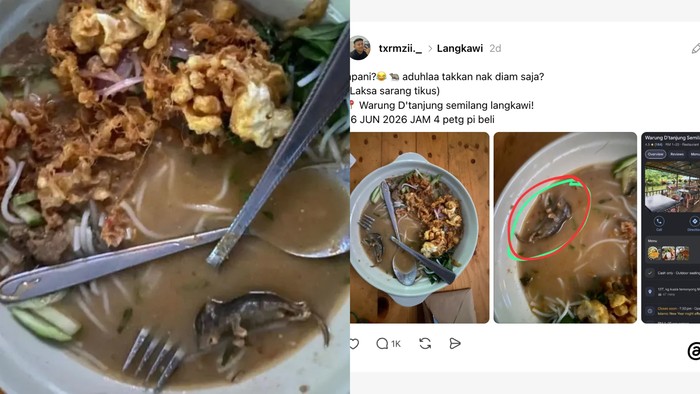 Heboh Temuan Diduga Bayi Tikus di Laksa, Pemilik Warung Angkat Bicara