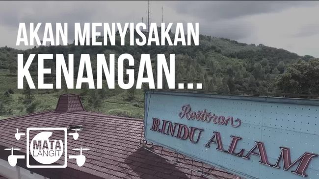 Melihat dari Langit RM Rindu Alam dengan Kemolekan Panoramanya