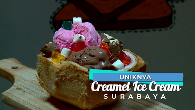 Cremel Ice Cream, Surganya Es Krim di Surabaya