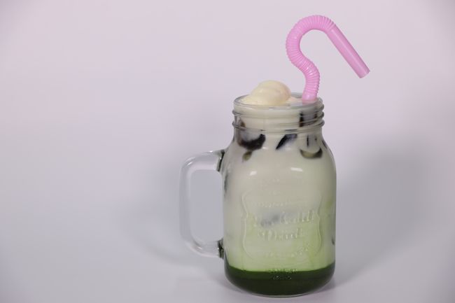 Matcha Milk Cincau Teman Bukber Di Rumah