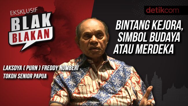 Blak-blakan Freddy Numberi: Bintang Kejora, Simbol Papua atau Merdeka