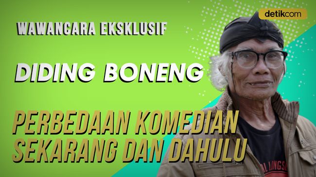 Cerita Diding Boneng soal Viral Naik KRL hingga Komedi Saat Ini
