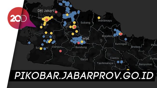 Peta Persebaran Virus Corona COVID-19 Khusus Jabar Sudah Tersedia!