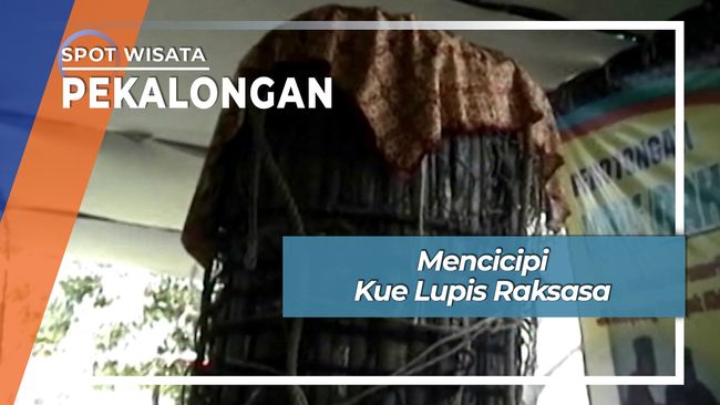 Mencicipi Kue Lupis Raksasa Krapyak Lor Pekalongan