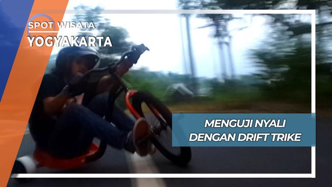 Drift Trike, Uji Nyali Balap Sepeda Roda Tiga Yogyakarta