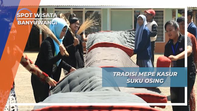 Tradisi Mepe Kasur Suku Osing Banyuwangi