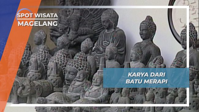 Batu Merapi yang Menjadi Karya Seni