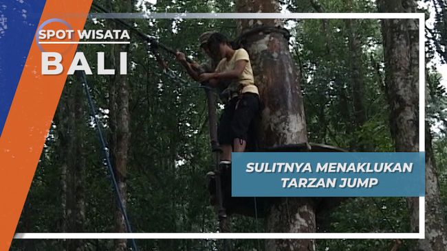 Tarzan Jump, Uji Nyali Bak Raja Rimba Bedugul Bali