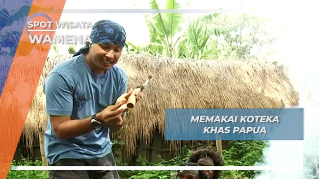 Begini Cara Memakai Koteka Supaya tidak Lepas, Wamena Papua