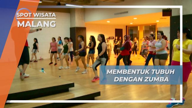 Zumba, Senam Pembentuk Tubuh Peserta Kota Malang