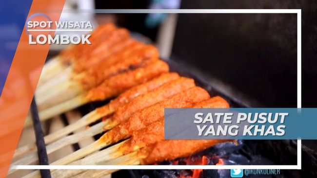 Sate Pusut, Perpaduan Daging Sapi dan Parutan Kelapa Khas Lombok