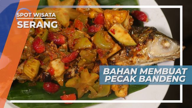 Bahan Membuat Pecak Bandeng Desa Sawah Luhur Serang
