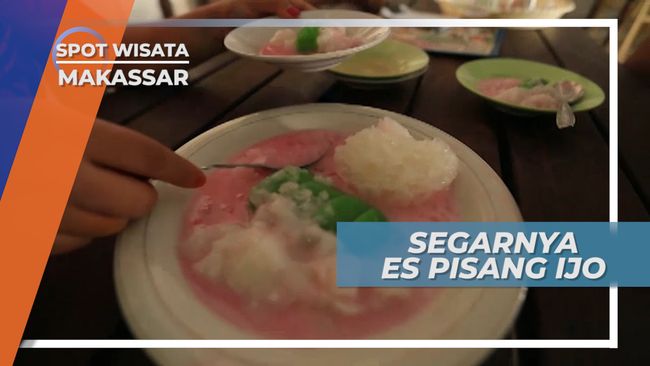 Es Pisang Ijo, Jajanan Khas Bulan Ramadhan di Kota Makassar