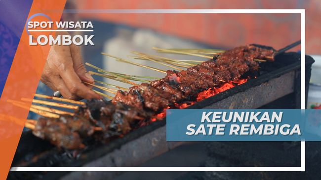 Sate Rembiga, Sate Unik Khas Sasak Tanpa Cocolan Bumbu, Lombok
