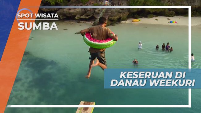 Pesona Keindahan Danau Air Asin Weekuri, Sumba