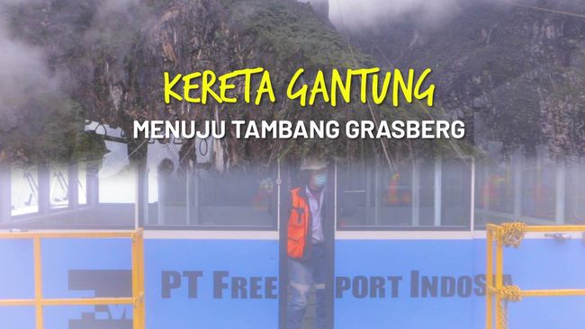 Merasakan Naik Kereta Gantung Freeport, Sensasi Menembus Awan