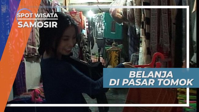 Wisata Belanja di Pasar Tomok, Samosir