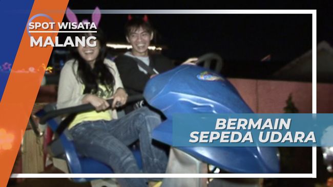 Sepeda Udara, Wahana Kayuh Dengan Pemandangan Kota Malang yang Indah