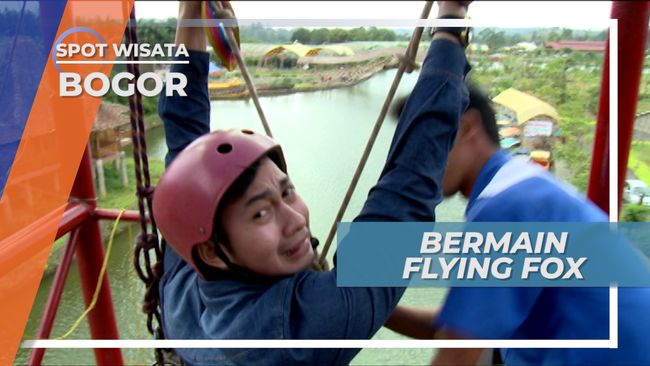 Flying Fox, Uji Nyali Meluncur Dari Ketinggian Tapi Bikin Ketagihan, Bogor