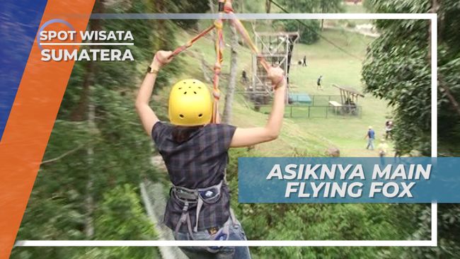Flying Fox, Meluncur Seru Walau Takut Datang Menggoda di Tepian Danau ...