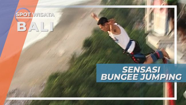 Sunset Bungee Jumping, Sensasi Melompat Di Jingganya Senja Bali