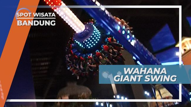 Memacu Adrenalin Naik Wahana Giant Swing di Trans Studio Bandung