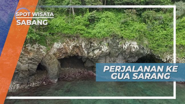 Jalan Terjal dan Berbatu Menuju Goa Sarang, Sabang