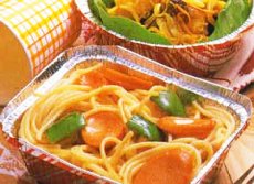 Spaghetti Sosis Paprika