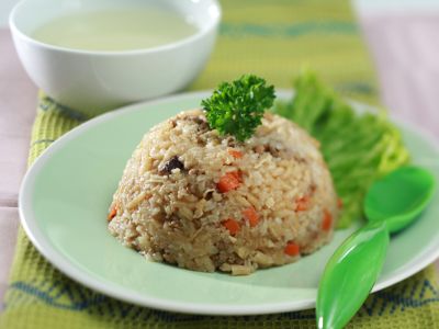 Resep Nasi: Nasi Tim Daging