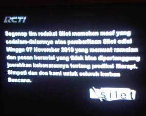 RCTI Tayangkan Silet karena Putusan KPI Belum 'Berkekuatan Hukum Tetap'