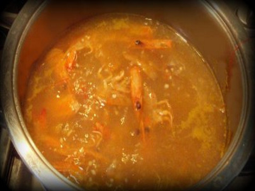 Kepala dan kulit udang