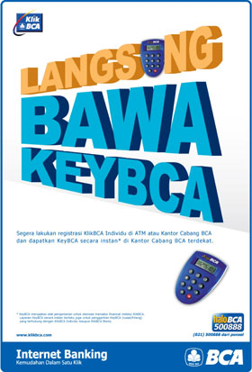 KeyBCA Instan, Langsung Bawa Pulang