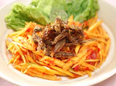 Resep Selada: Selada Teri Mangga