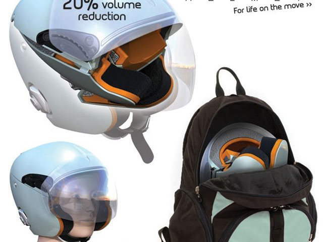 Helm Lipat Pertama di Dunia