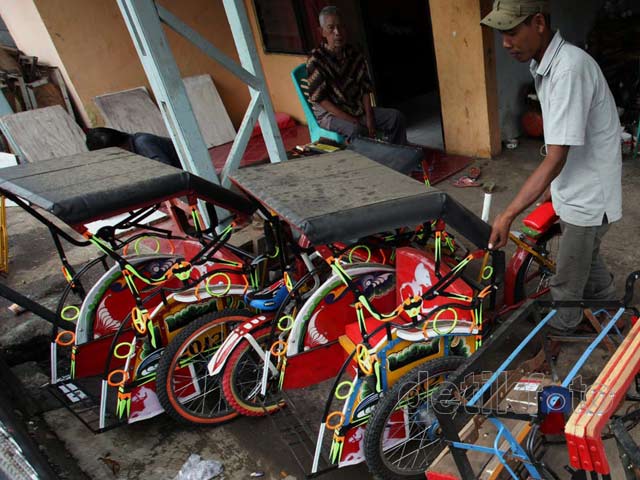 Becak Mini Sukanta Menarik Hati Belanda