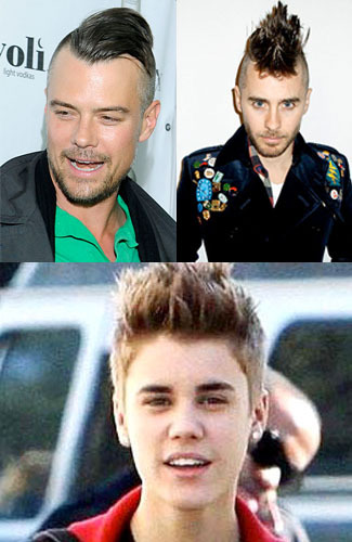 7 Selebriti Pria dengan Rambut Jambul