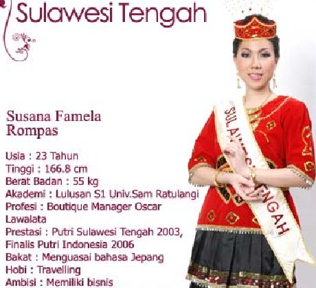 Susana, Finalis Putri Indonesia Juga Jadi Korban Sukhoi