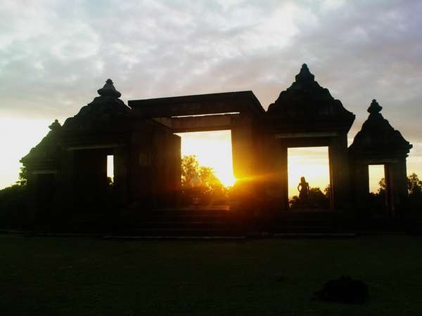 Senja Memesona di Candi Ratu Boko