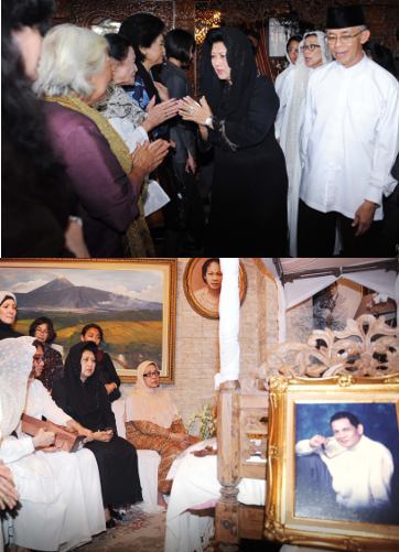 Foto: Ani Yudhoyono Melayat Almarhum Desainer Ramli