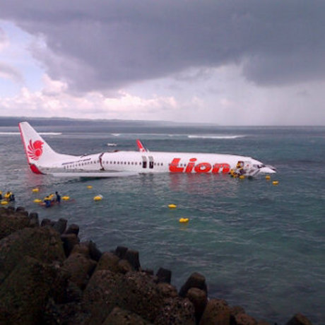 Kronologi Lion Air Jatuh di Laut di Bali