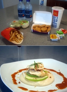 Wow! Sajian a la Fine Dining Ini Dibuat dari Menu KFC dan Burger King!